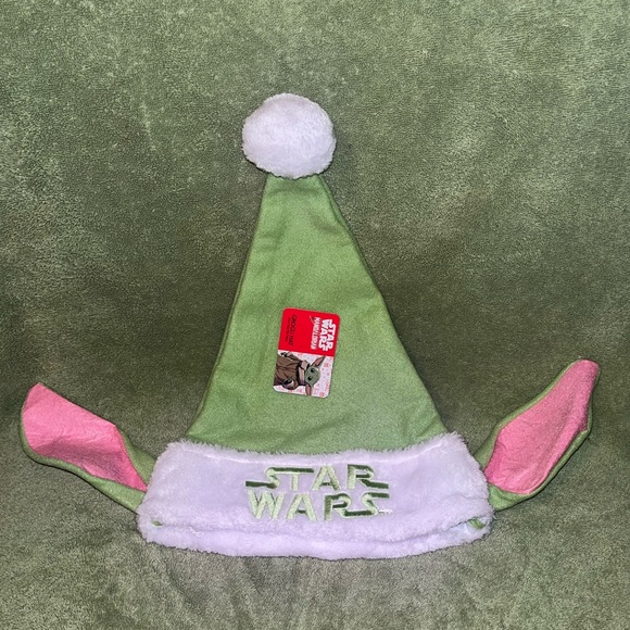Star Wars | Accessories | Star Wars Mandalorian Grocu Hat Yoda Santa ...